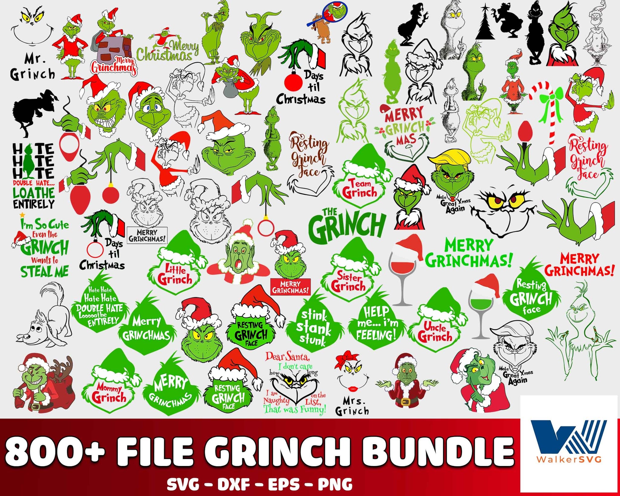 800+ file grinch bundle SVG, Grinch SVG,Cutting Image, cricut , file c ...
